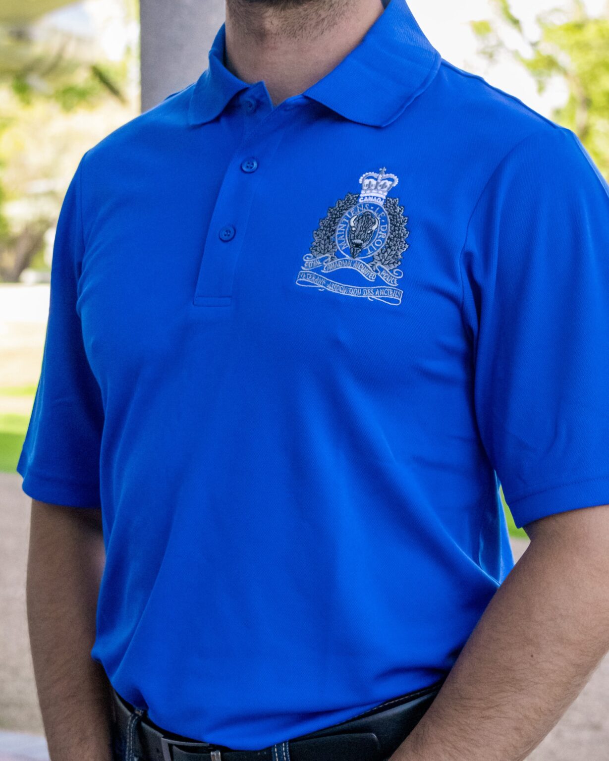 RCMP Heritage Centre | RCMP Veterans’ Crest Men’s Golf Shirt