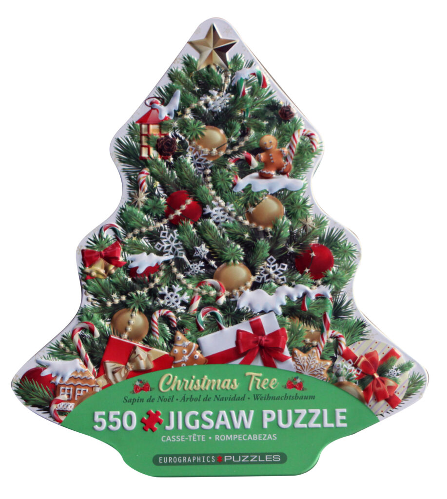 RCMP Heritage Centre | CHRISTMAS TREE PUZZLE IN TREE TIN